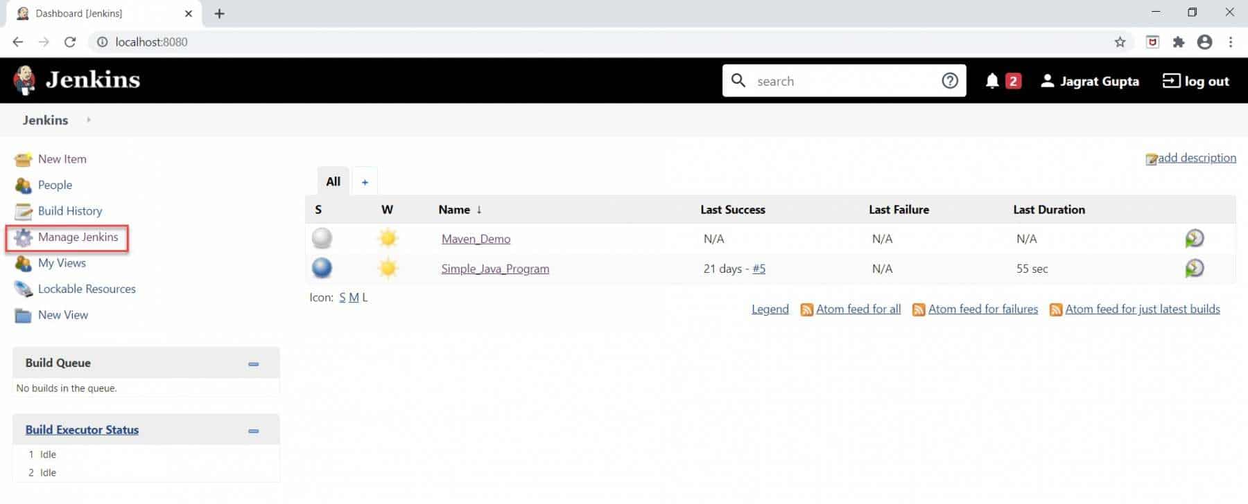Manage Jenkins - What are the different configurations and options?